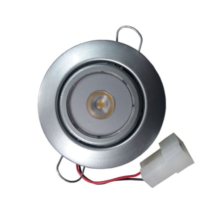 5266 LANTERNA DICROICA FIXA SEM TOQUE CAIXA 25M BI-VOLT LED BRANCO ...